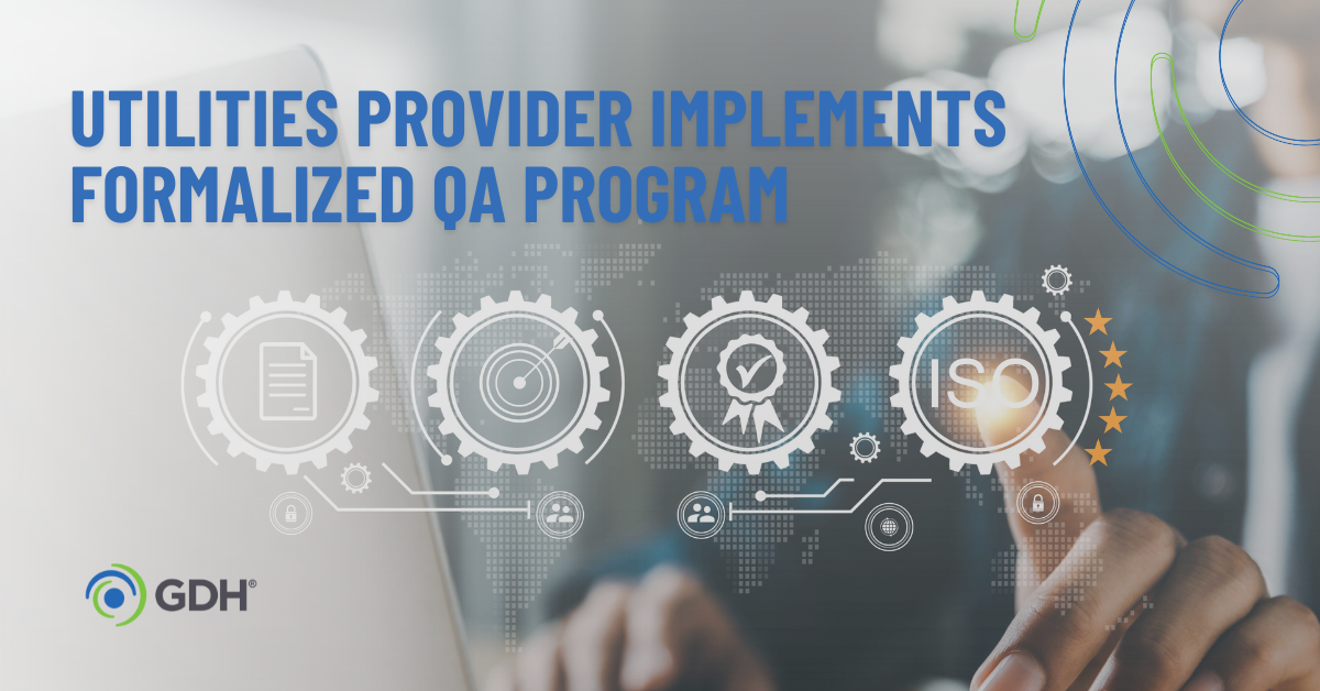 Utilities Provider Implements Formalized QA Program